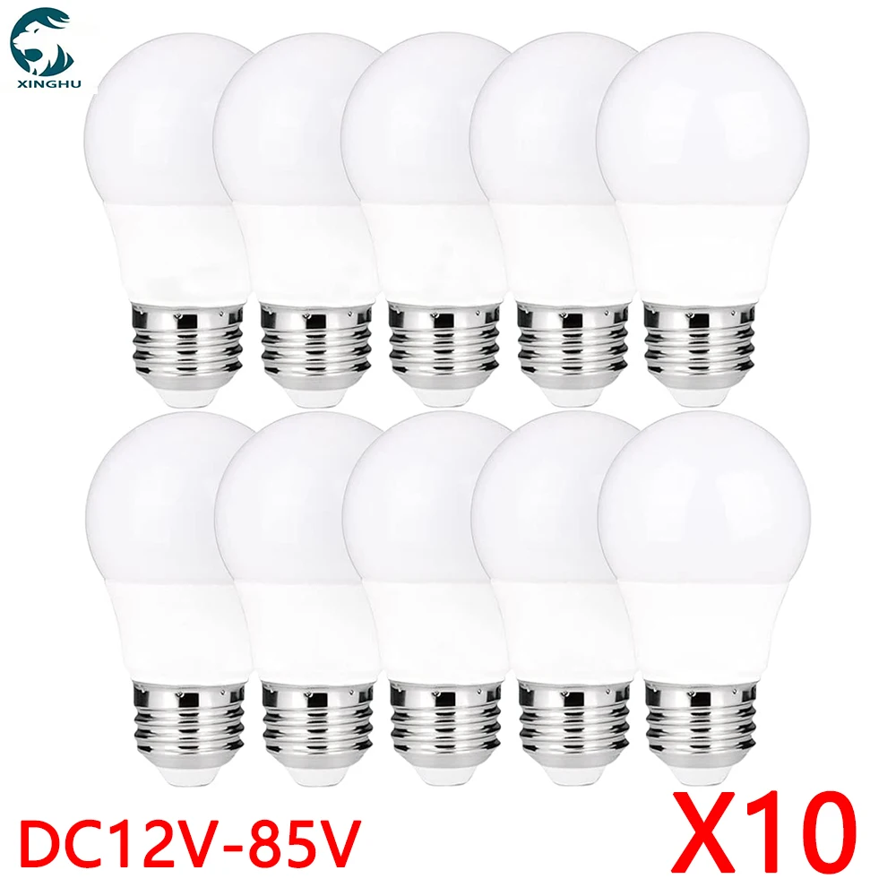 12V 85V LED Bulb Lamps E27 AC220V 120V 110V DC12V 24V 36V 85V 3W 6W 9W ...