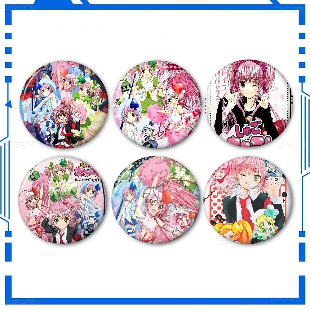 Shugo Chara Japan Anime 58mm Cute Series Pins Funny Badge Interesting ...
