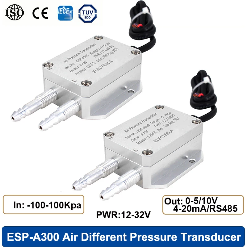 Air-Differential-Pressure-Transducer-Input-100-0-100Kpa-4-20mA-0-10V-RS485-Output-Wind ...