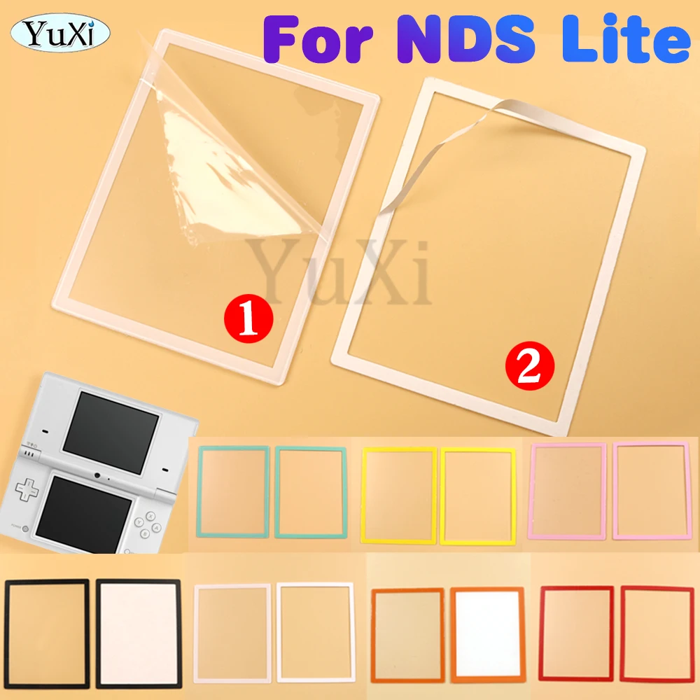 For-NDS-Lite-Top-Bottom-LCD-Screen-Frame-Cover-For-Nintend-NDSL-Game ...