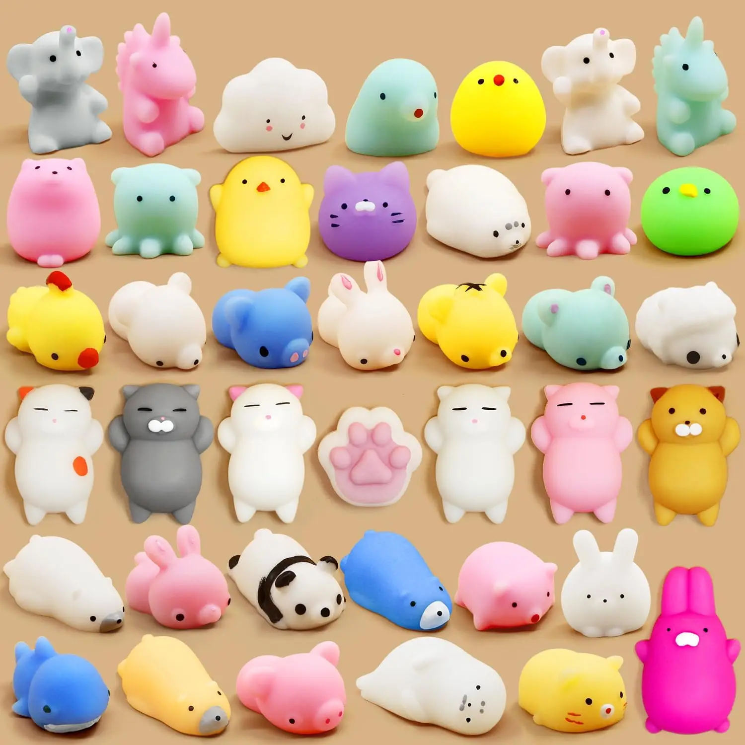 50-Pcs-Mini-Squishies-Mochi-Brinquedos-Squishy-Animais-Squeeze-Stress ...
