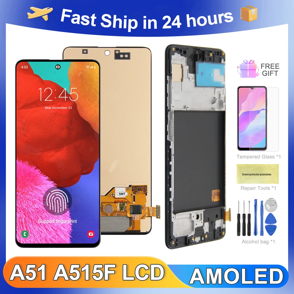 6-5-AMOLED-Display-For-Samsung-Galaxy-A51-LCD-Display-Touch-Screen ...