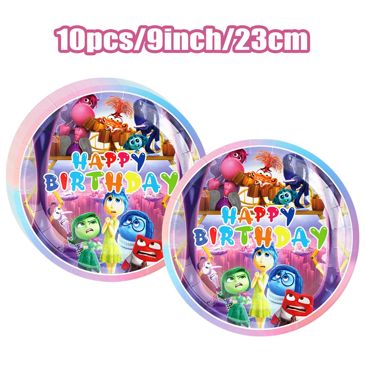 Disney Inside Out 2 - Juego de decoración para fiesta de cumpleaños ...