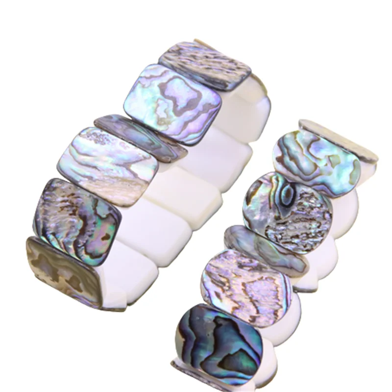 Abalone Shell Bracelet Stretch | Elastic Bracelet Shell | Abalone Shell ...