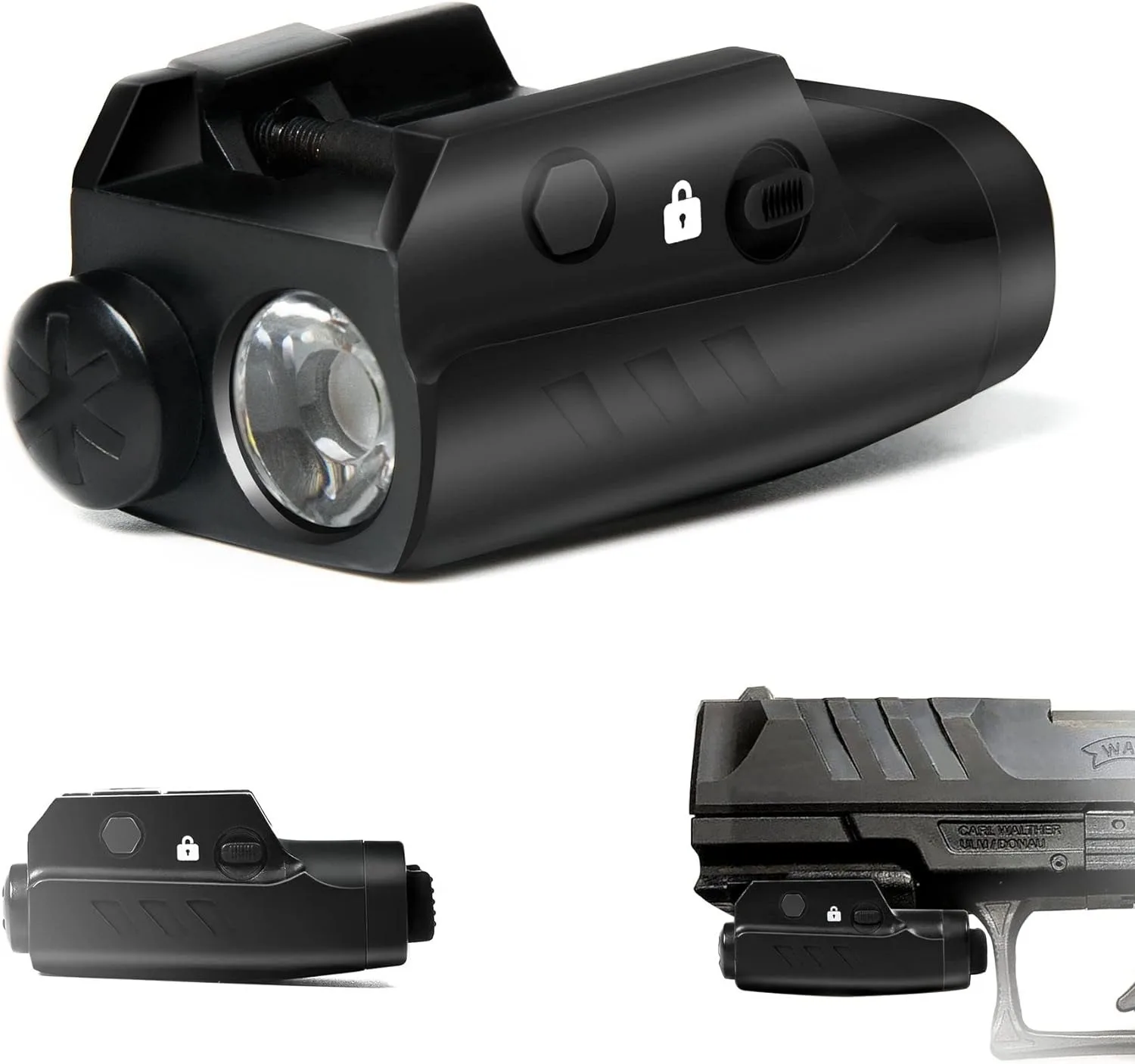 Pistol-Light-Black-300-Lumens-Compact-Aluminum-Weaponlight-Tactical ...