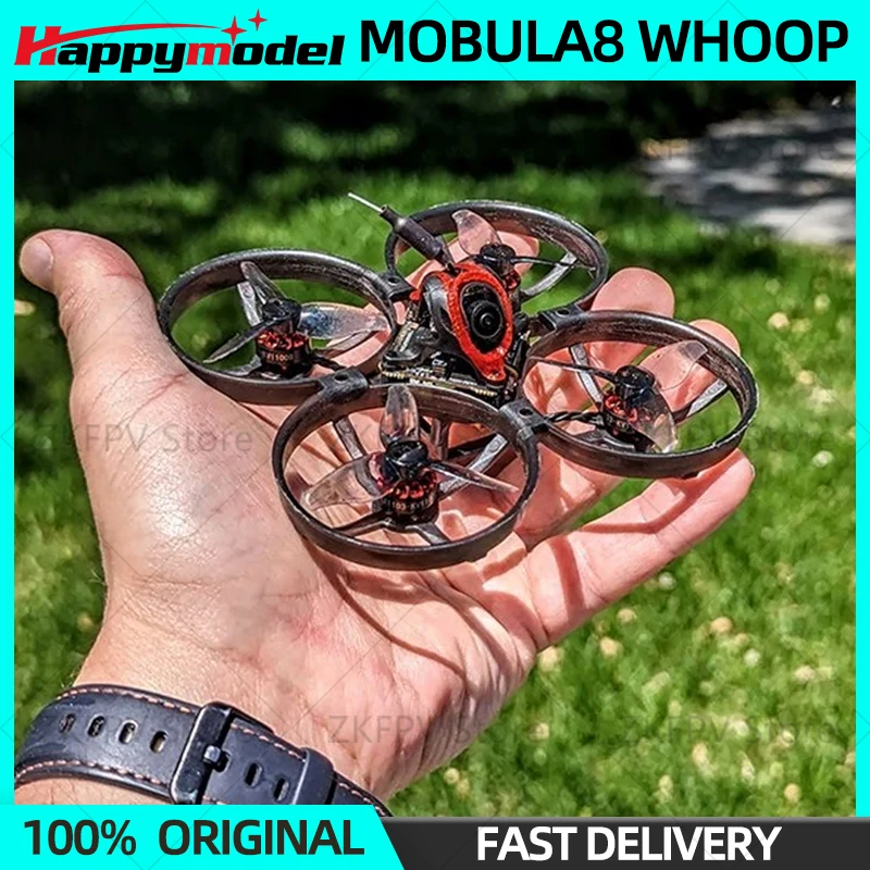 Motor sin escobillas Happymodel Mobula8 Mobula 8 1-2S 85mm Micro FPV Whoop Quadcopter Drone ELRS ...