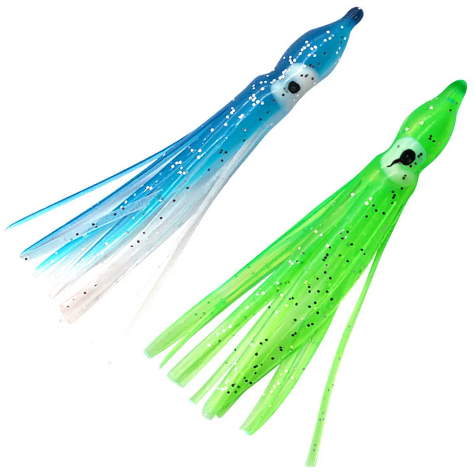 10pcs-Luminous-Squid-Skirts-Soft-Lure-9cm-Night-Fishing-Lure-Octopus ...
