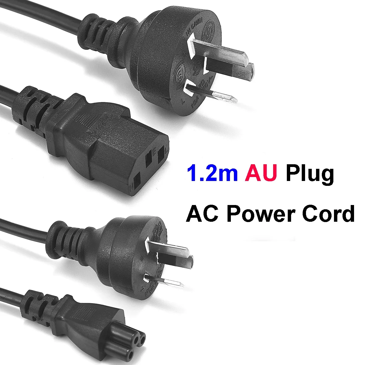 3-Prong-AU-Australia-Plug-AC-Power-Extension-Cord-1-2m-4ft-100W-C5-C13 ...