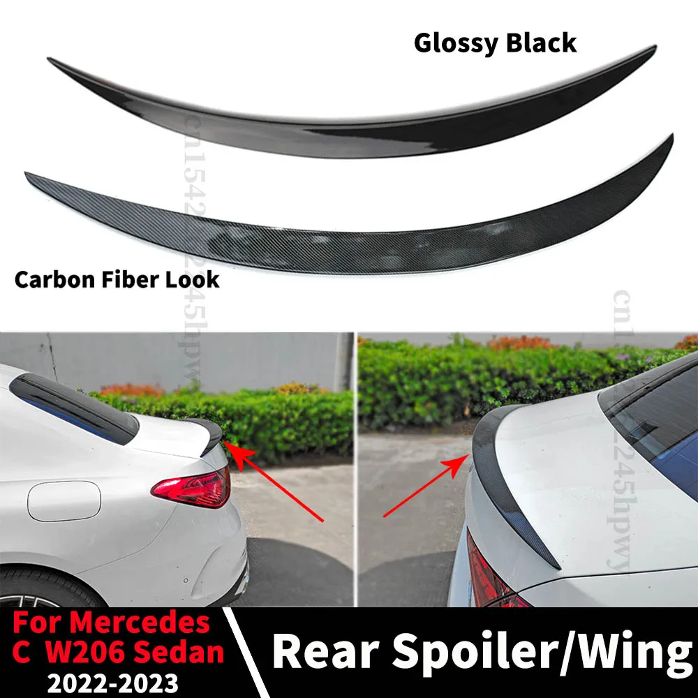 High-Quality-Rear-Spoiler-Wing-Exterior-Part-For-Mercedes-Benz-C-W206 ...