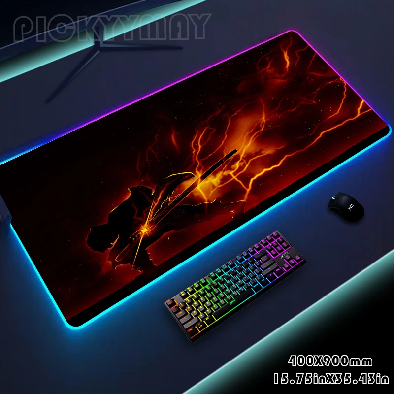 Demon-Slayer-RGB-Mouse-Pad-Gaming-Mousepad-LED-Mouse-Mat-Keyboard-Mat ...