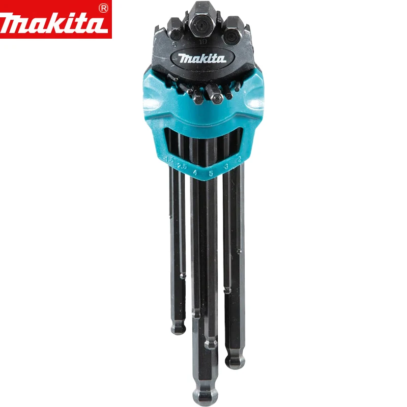 Makita-B-65894-9Piece-Hex-Key-Wrench-Set-1-5-10mm-Hexagonal-Wrench-Set ...