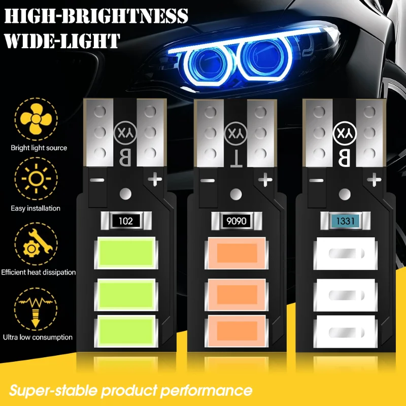 T10-6Led-Bulb-0-5W5630-DC12-24V-Side-Lights-Car-Dashboard-License-Plate ...