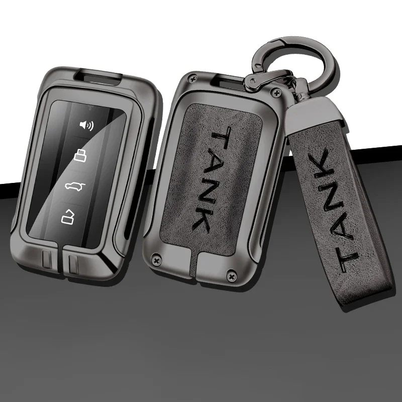 Zinc-Alloy-Car-Remote-Control-Key-Case-Cover-Shell-for-Tank-300-500 ...