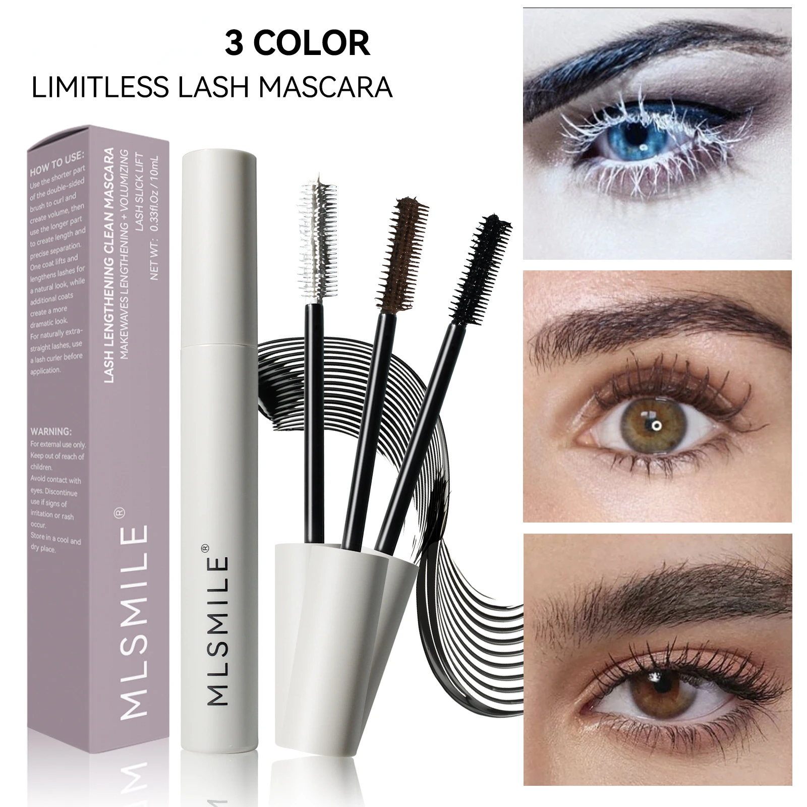 Eyelashes-Lengthening-Mascara-Long-Lasting-Waterproof-Women-Korean ...