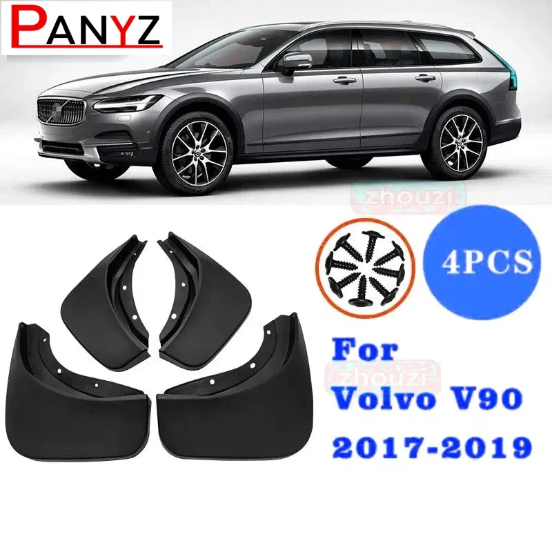 4x-For-Volvo-V90-2017-2018-2019-Mudflaps-Mudguards-Splash-Guards-Mud ...