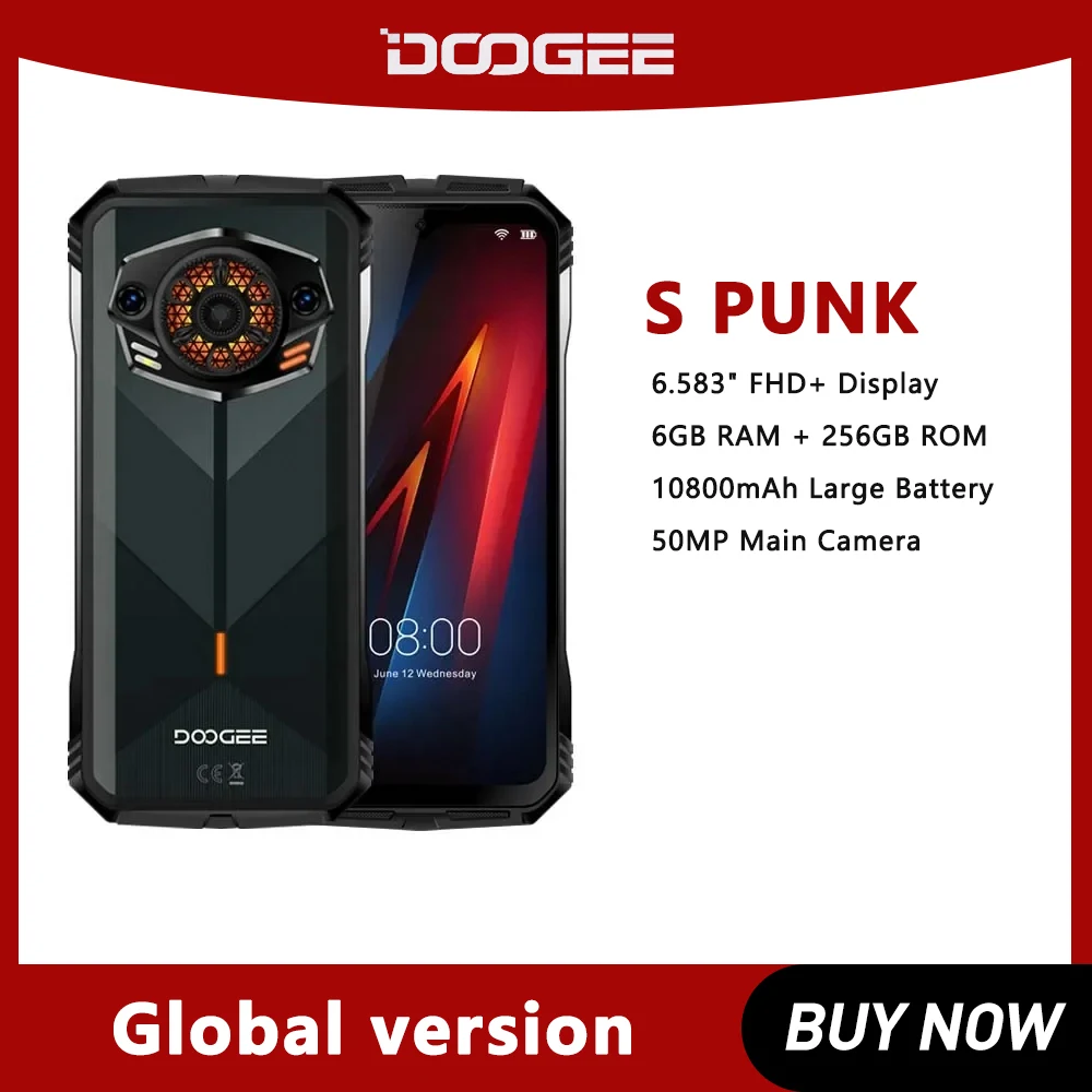 DOOGEE-S-Punk-Smartphone-resistente-efecto-de-luz-LED-pantalla-de-6-58 ...