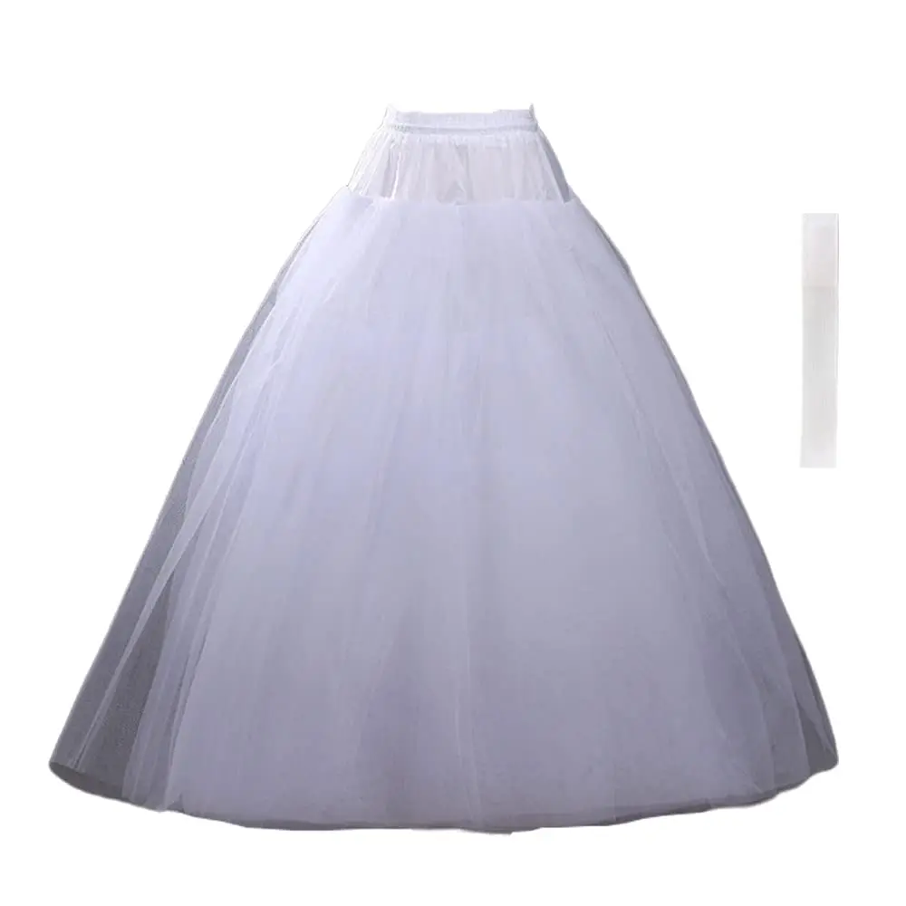 Plus-Size-Petticoats-for-Women-Floor-Length-Crinoline-Hoopless-Long ...