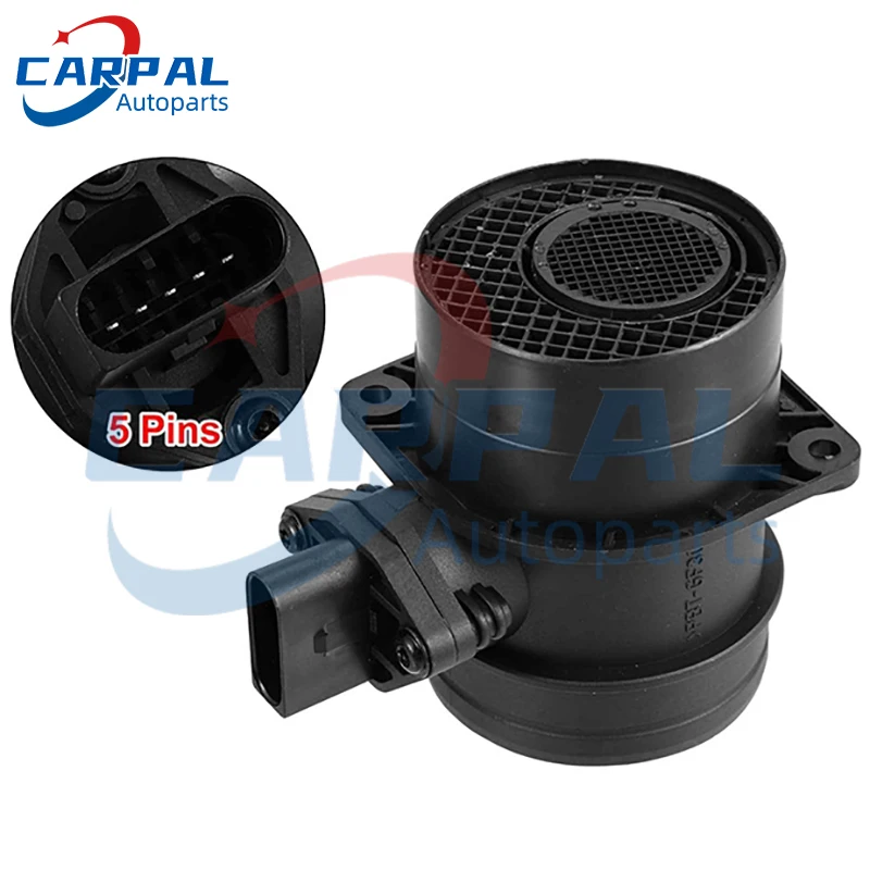 Mass Air Flow Meter Sensor MAF 074906461B 0281002461 3M2112B529AA For ...