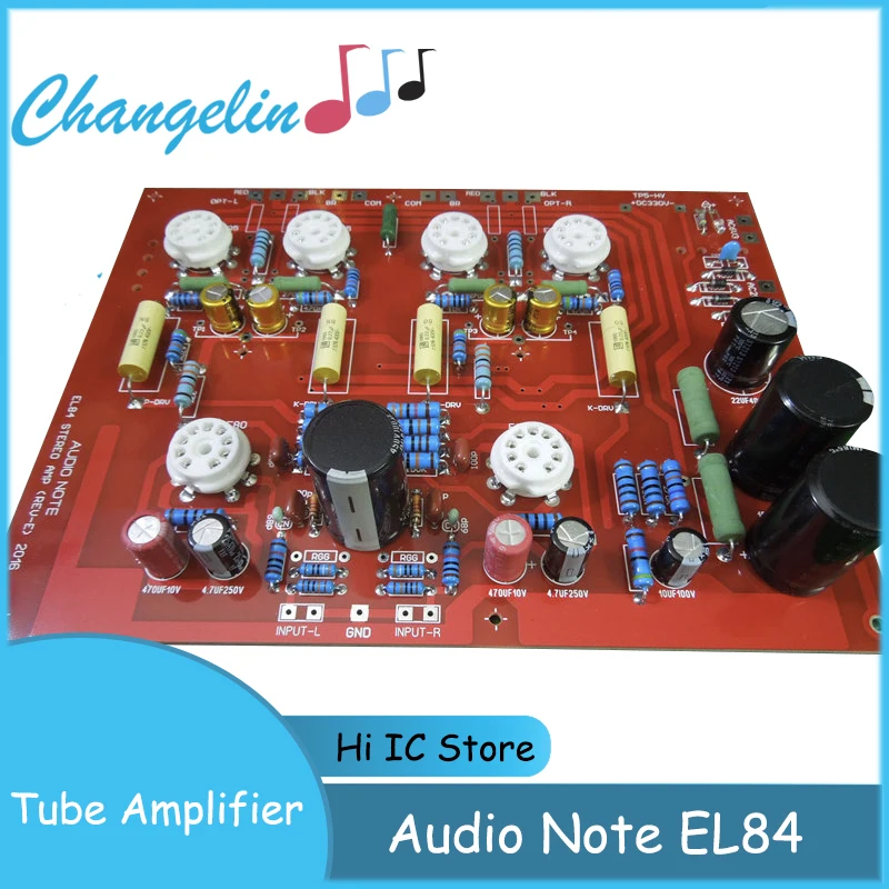 High Quality Hi-End Stereo Push-Pull EL84 Vaccum Tube Amplifier PCB DIY ...