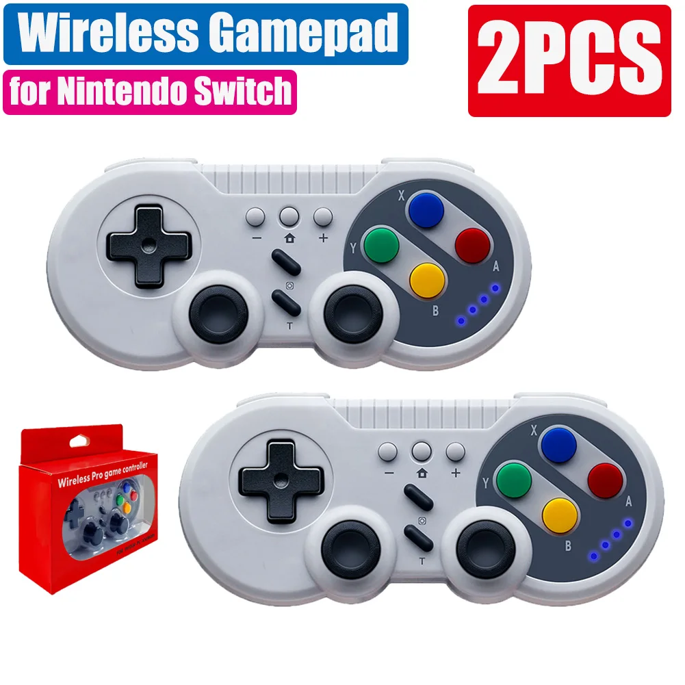 2-1PCS-Wireless-Bluetooth-Pro-Gamepad-Joystick-For-Nintend-Switch-Game ...