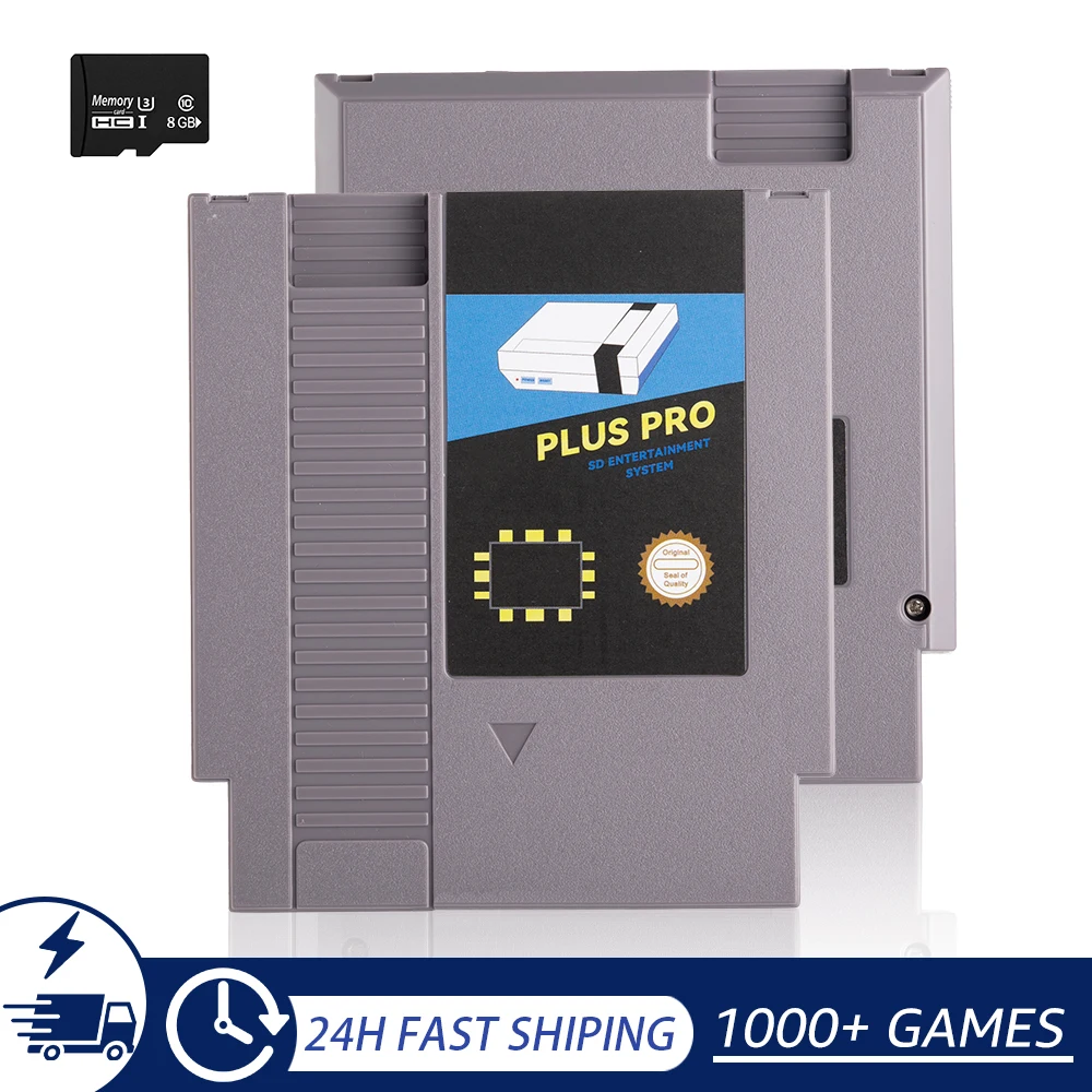 N8 Plus Game Card 1000 in 1 NES N8 Games 8GB TF Card for Nintendo NES ...