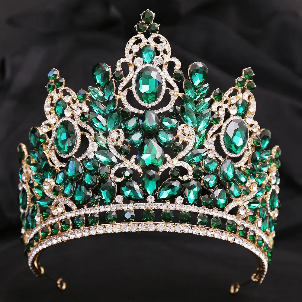 Korean-Luxury-Crystal-Jewelry-Tiara-Crown-Rhinestone-Prom-Princess ...