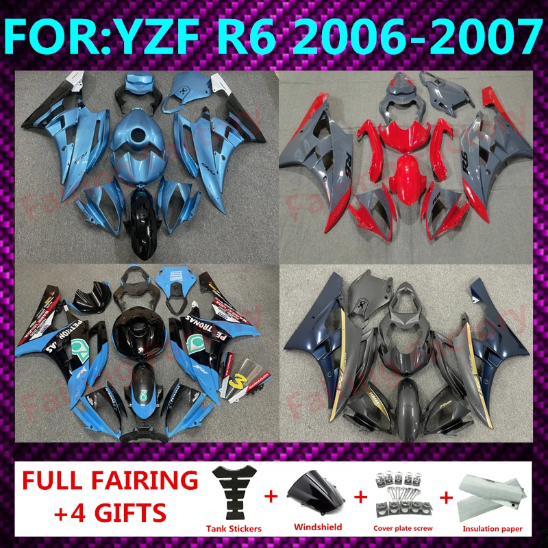 Motorcycle-Injection-Mold-YZF-R6-06-Fairing-bodywork-Kits-YZF600-R6-07 ...