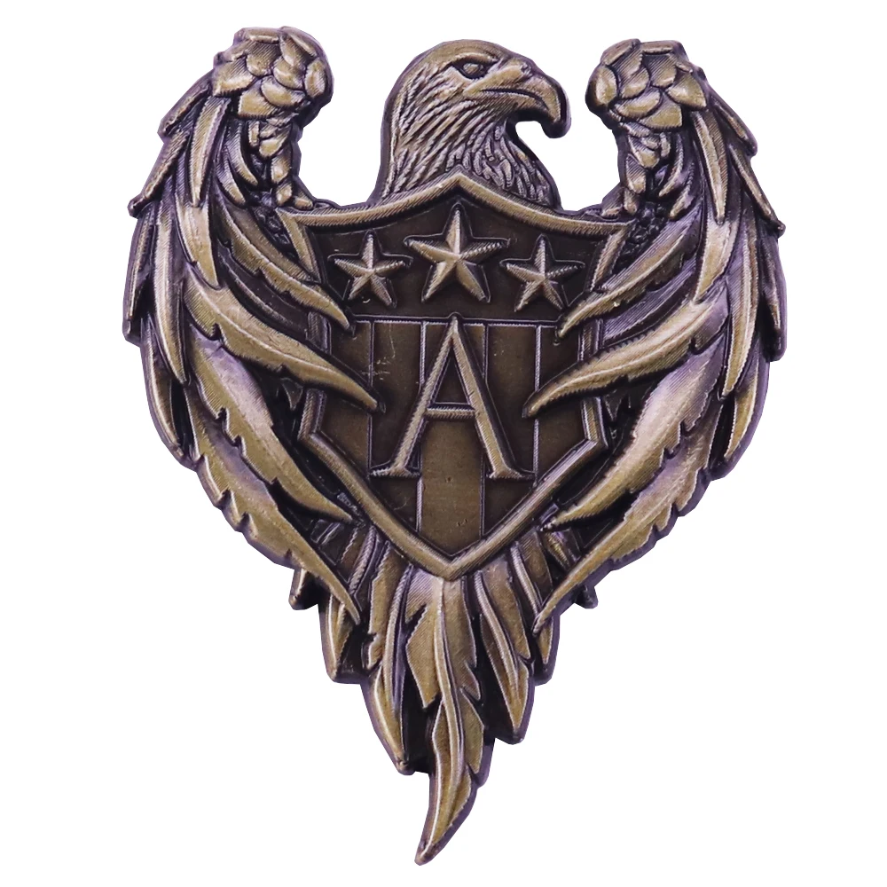 Vintage Eagle Badge Metal Lapela Pin Chapéu Mochila Decoração ...
