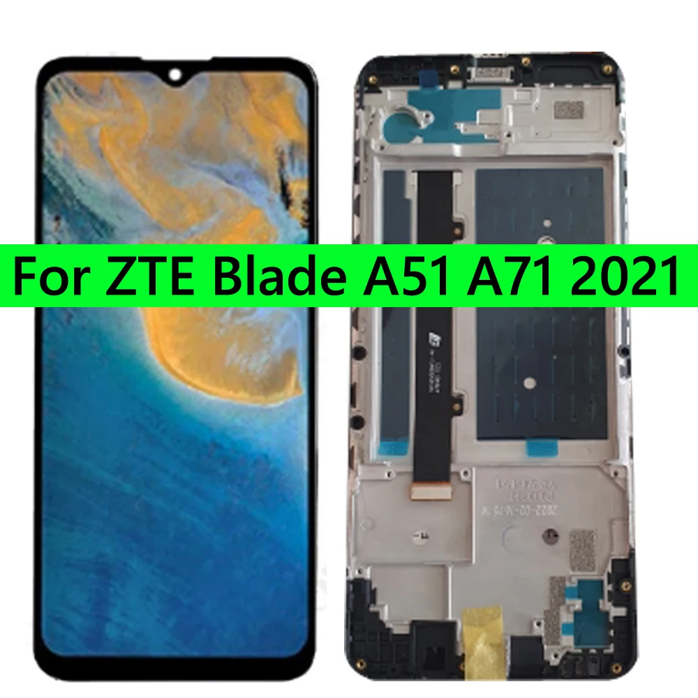 100% TEST NEW OEM Panel For ZTE Blade A51 A71 A7030 2021 LCD Screen ...