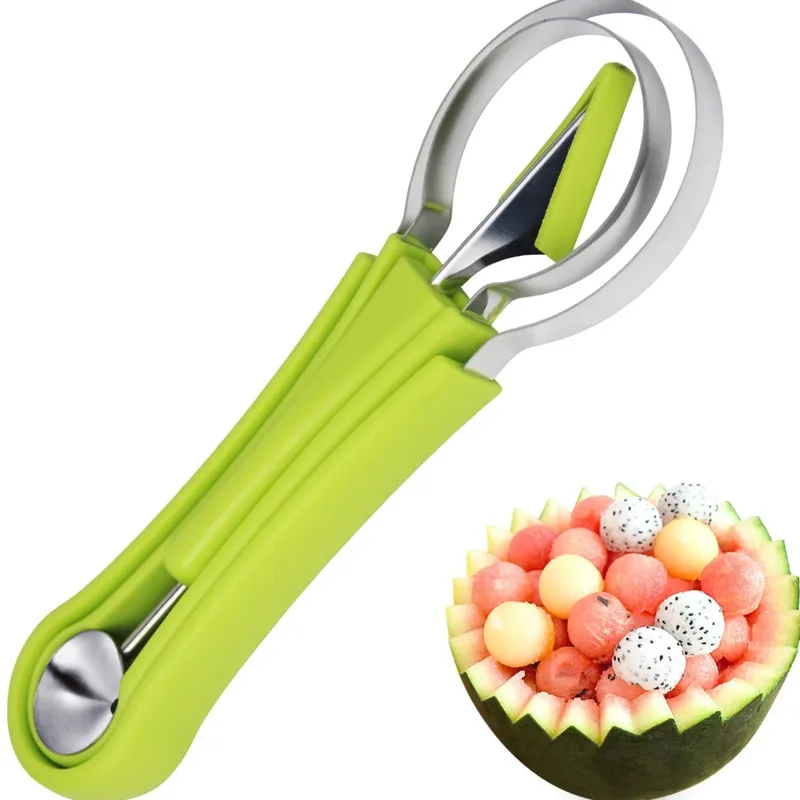 Small-Melon-Baller-Scoop-Set-4-In-1-Stainless-Steel-Fruit-Scooper ...