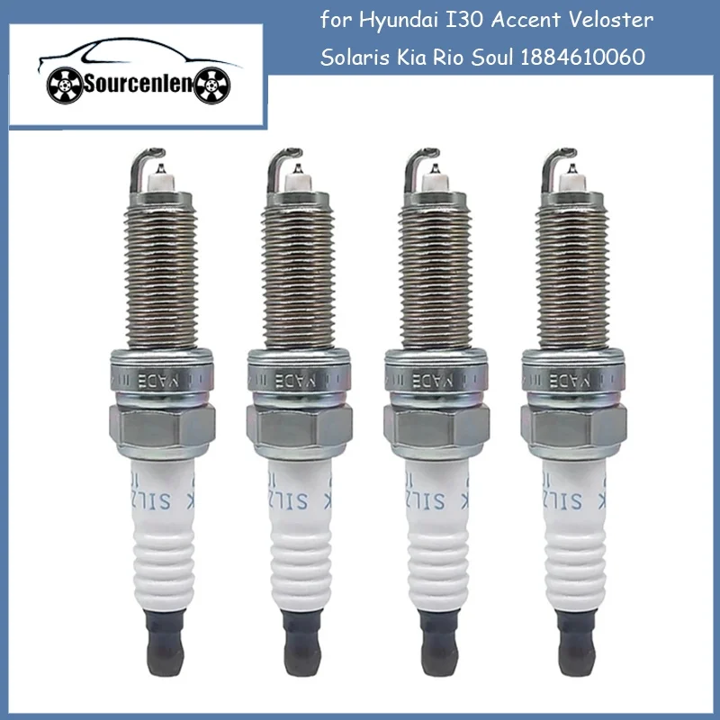 4pcs/lot 18846-10060 SILZKR6B10E Iridium Spark Plug for Hyundai I30 ...