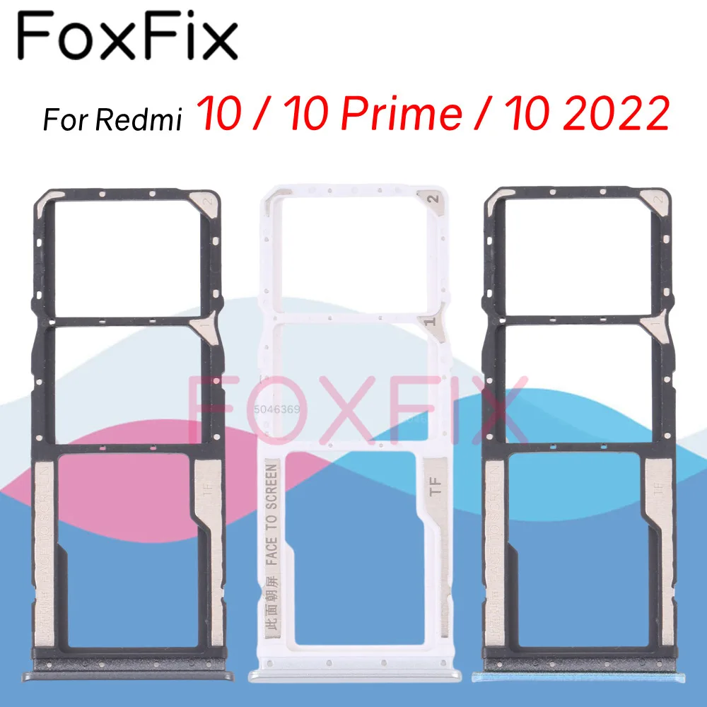 SIM Card Tray for Xiaomi Redmi 10 Prime 10 2022 SIM Slot Holder Socket ...