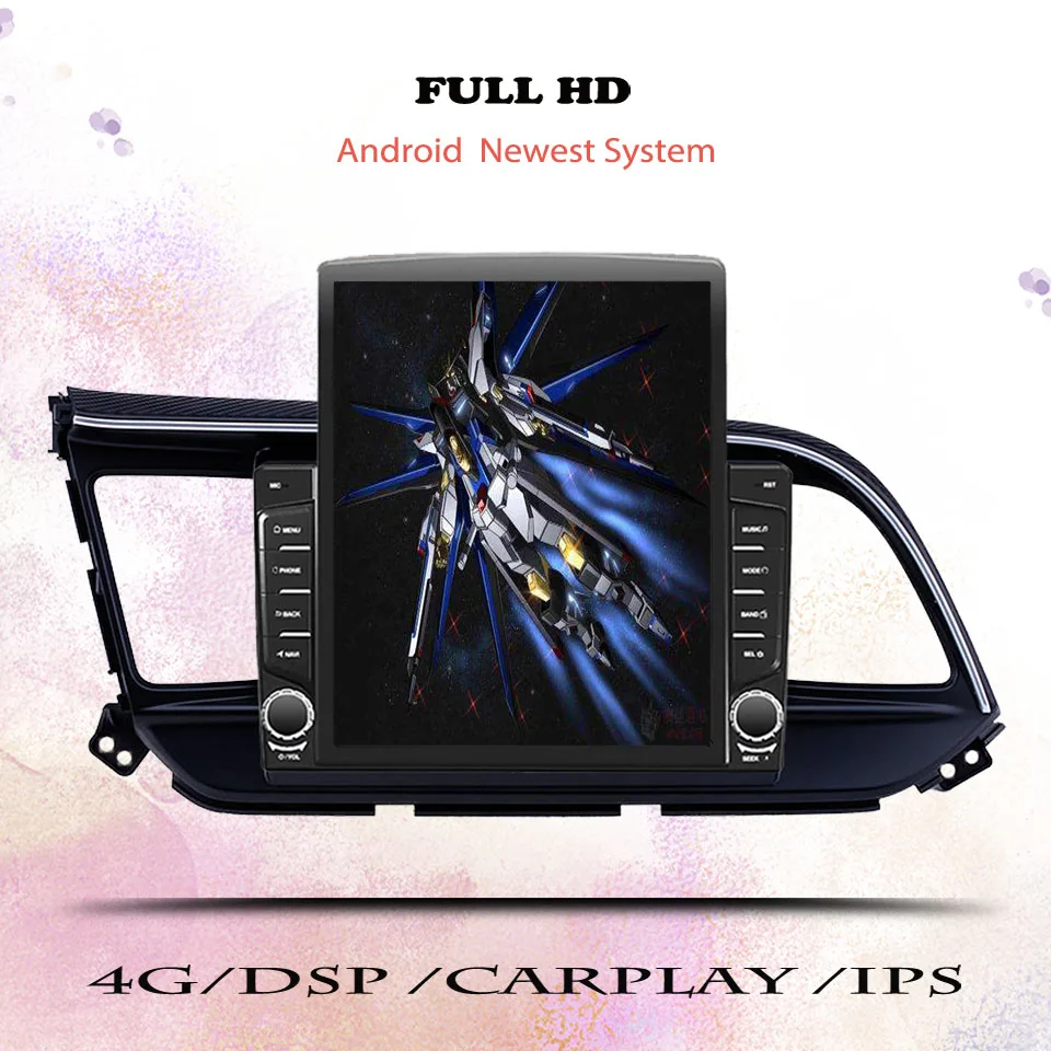 8G-128G-Android-13-For-Hyundai-Elantra-2018-2019-2020-Car-Radio-Audio ...