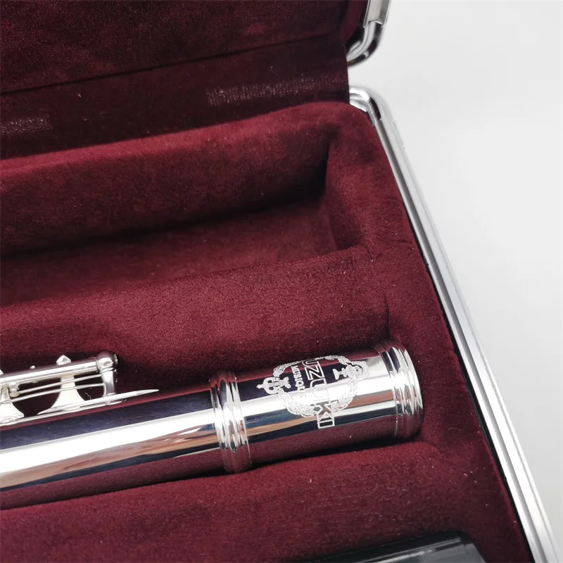 Made-in-Top-flute-16-Suzuki-Holes-Silver-Plated-Transverse-Flauta ...