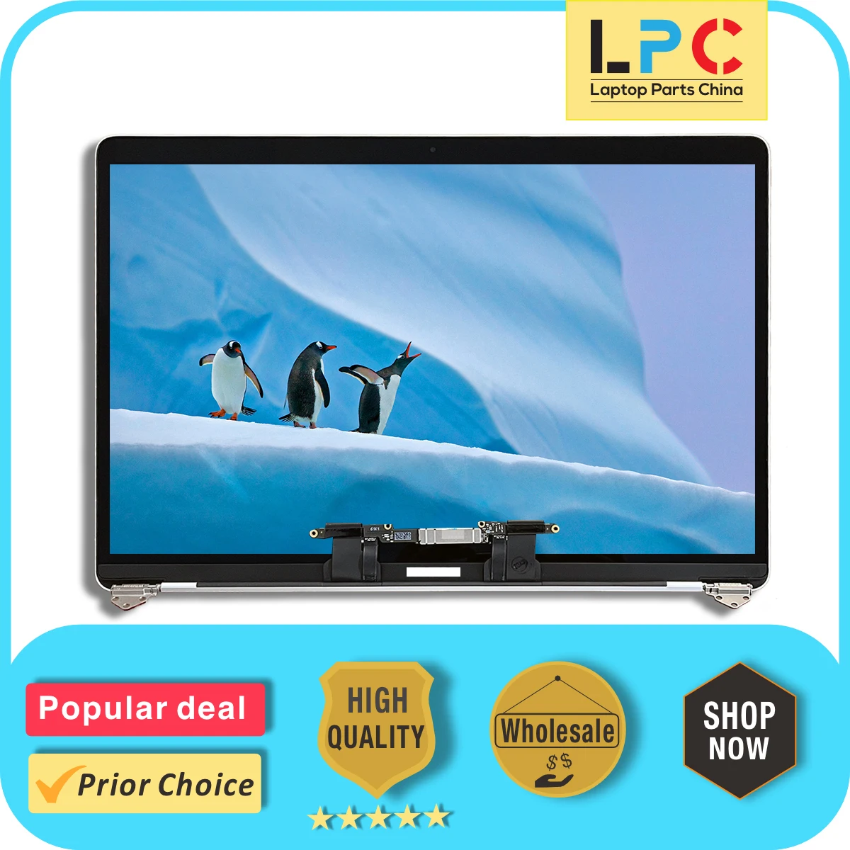 For-Apple-MacBook-Pro-A1990-LCD-Display-Screen-Full-Assembly-with-Back ...