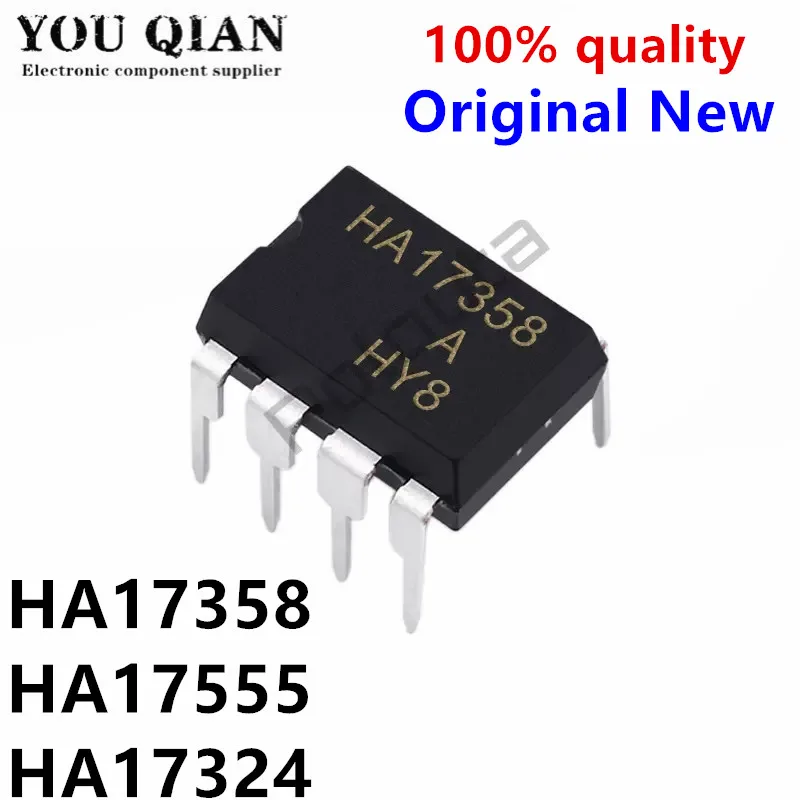 10PCS-HA17358-HA17358A-DIP-8-17358-DIP8-HA17555-17555-555-HA17324 ...