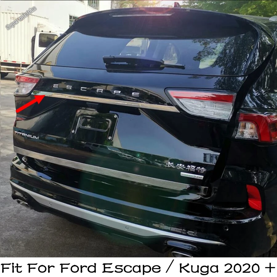 Rear-Trunk-Tailgate-Door-Lid-Garnish-Strip-Cover-Trim-For-Ford-Escape ...