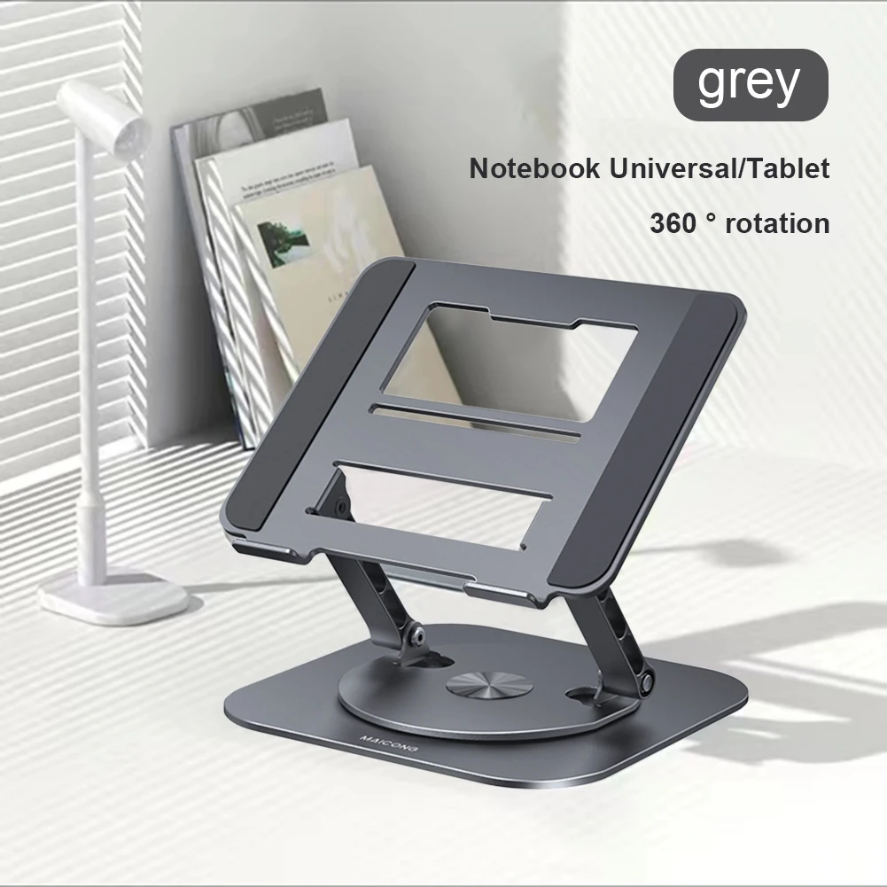 MCLS928 Foldable Laptop Stand 360° Rotatable Notebook Support Holder ...