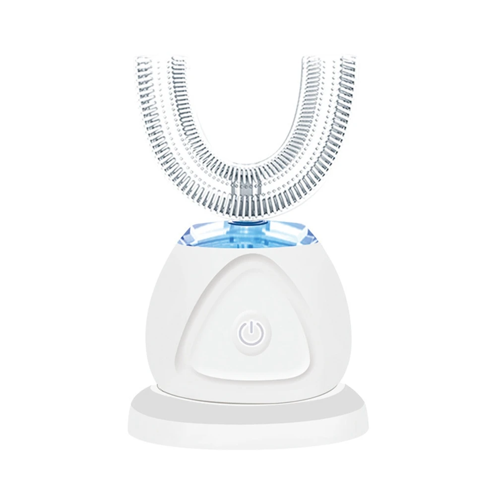 Adult Sonic Electric Toothbrush Ultrasonic U Shape Intelligent ...