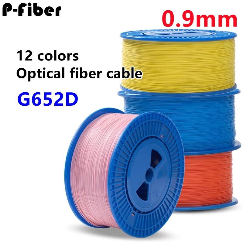 fiber-optical-cable-1000mtr-0-9mm-12-colors-G652D-yellow-white-purple ...