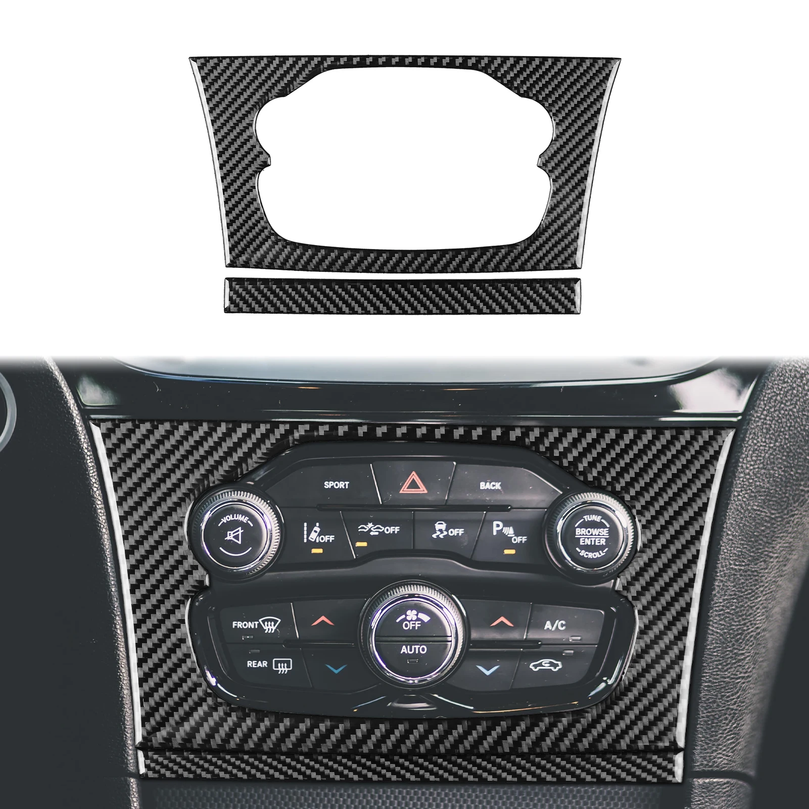 For-Jeep-Chrysler-300-2011-2023-LHD-RHD-Car-Central-Console-Panel-Frame ...