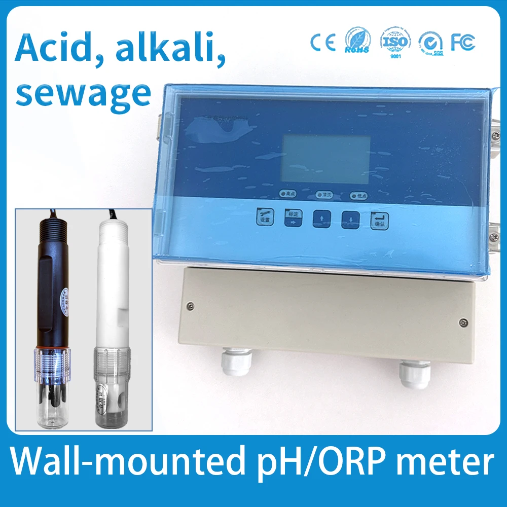 Online-PH-ORP-meter-with-PH-sensor-for-pure-water-quality-monitoring-industry-industrial-ph ...