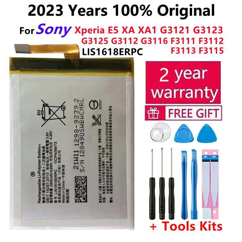 New-Original-Battery-LIS1618ERPC-2300mAh-For-Sony-Xperia-E5-XA-XA1 ...
