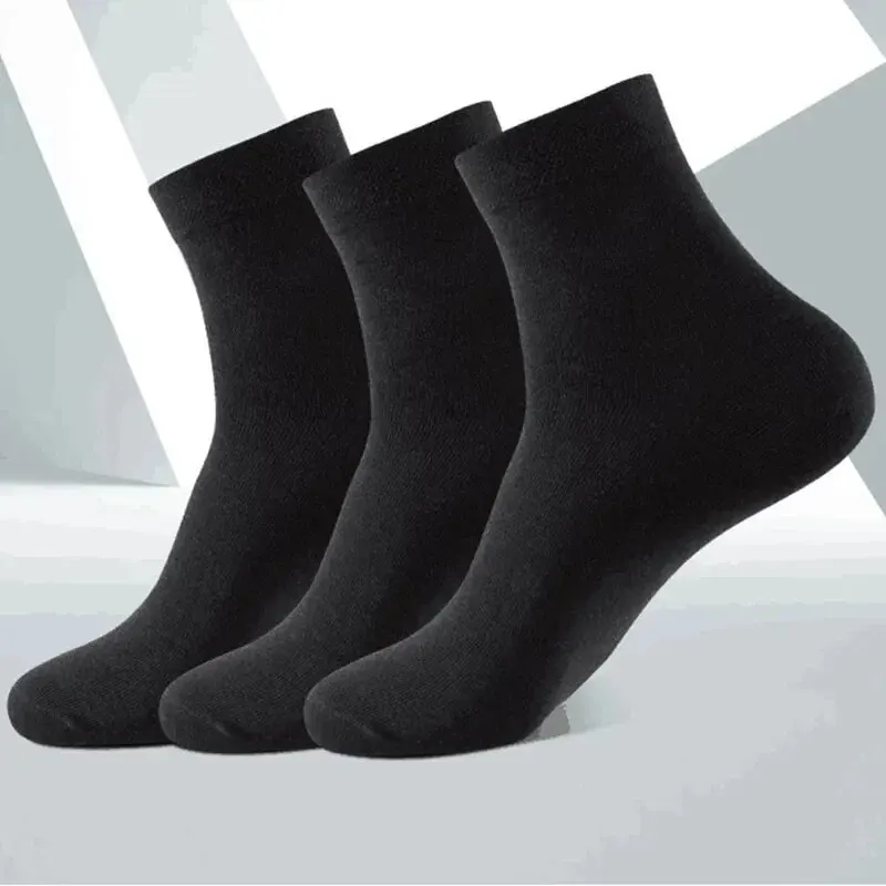 3 Pairs Black Men Socks Cotton For Men Pair Set Long KupiVIP S ...