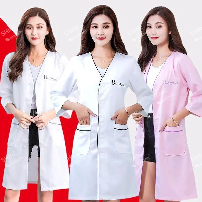 beauty uniform beautician Custom LogoSkin manager work clothes spa ...