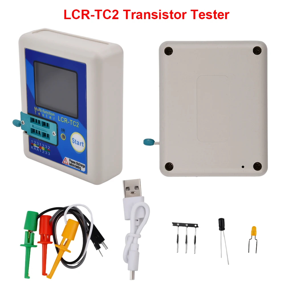LCR-TC2-Transistor-Tester-Multimeter-LCD-Diode-Triode-Capacitor ...