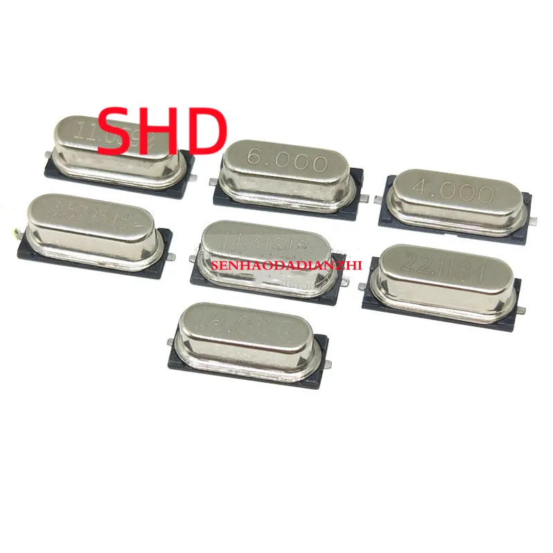 10PCS-HC-49S-chip-passive-crystal-oscillator-SMD-16-000MHz-3-579545-4 ...
