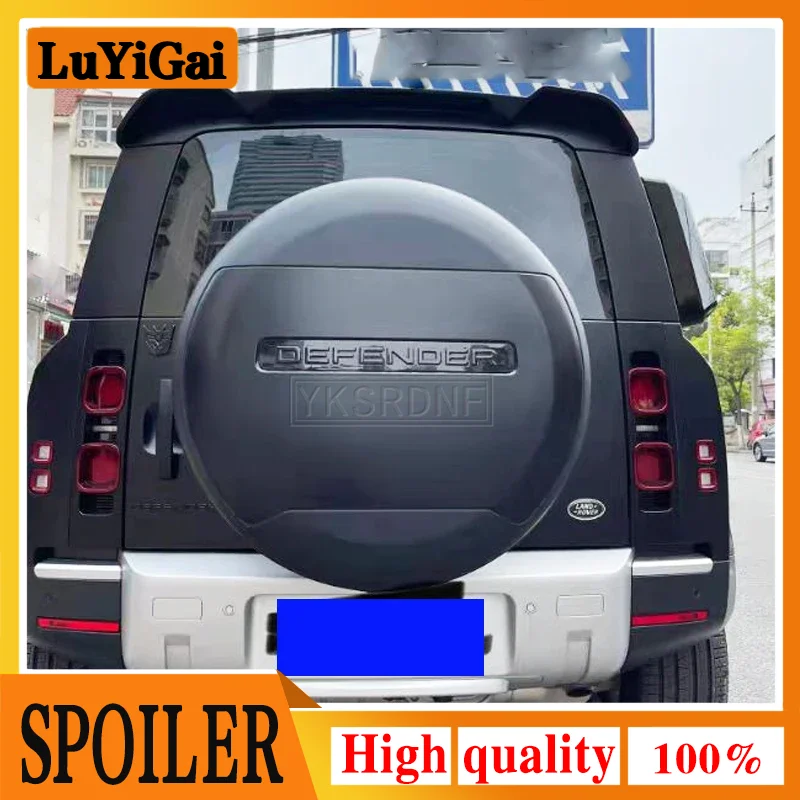 High-Quality-ABS-Material-Glossy-Black-Carbon-Fiber-Look-Roof-Spoiler ...