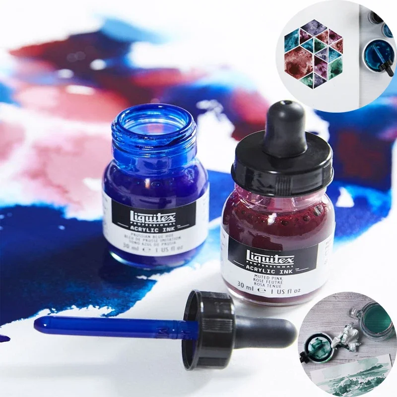 30ml-Professional-Acrylic-Ink-Marker-Refill-Poster-Pen-Replenishing ...