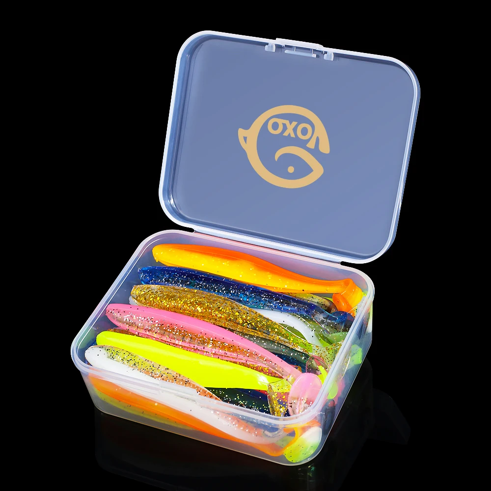 QXO-Fishing-Soft-Lure-Worm-With-Box-Silicone-Bait-Swimbait-Streamer-Sea ...